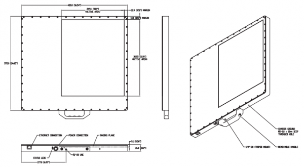 Плоскопанельний детектор PaxScan 2530 HE | ІНТЕРРЕНТГЕН